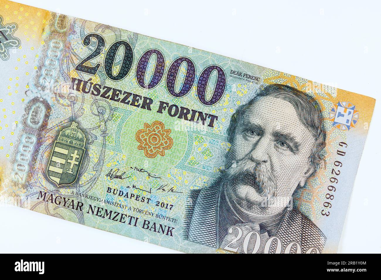 Hungary has banknote with portrait Ferenc Deak de Kehida renowned ...