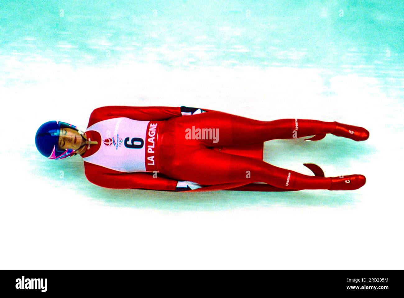 Doris Neuner (AUT) gold medal winner during Women's singles luge ...