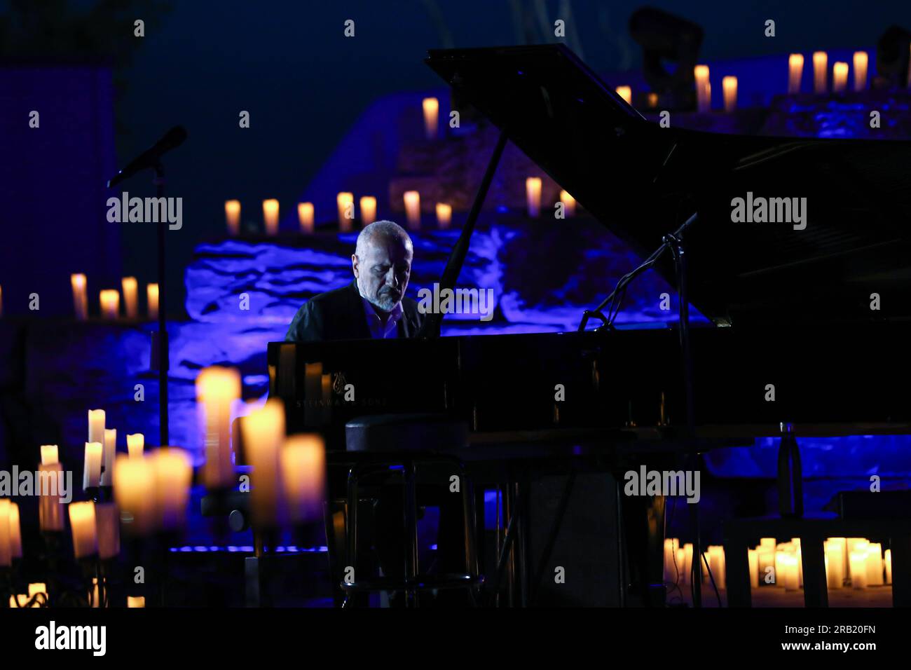 Danilo Rea during Fiorella Mannoia & Danilo Rea, Italian singer Music ...
