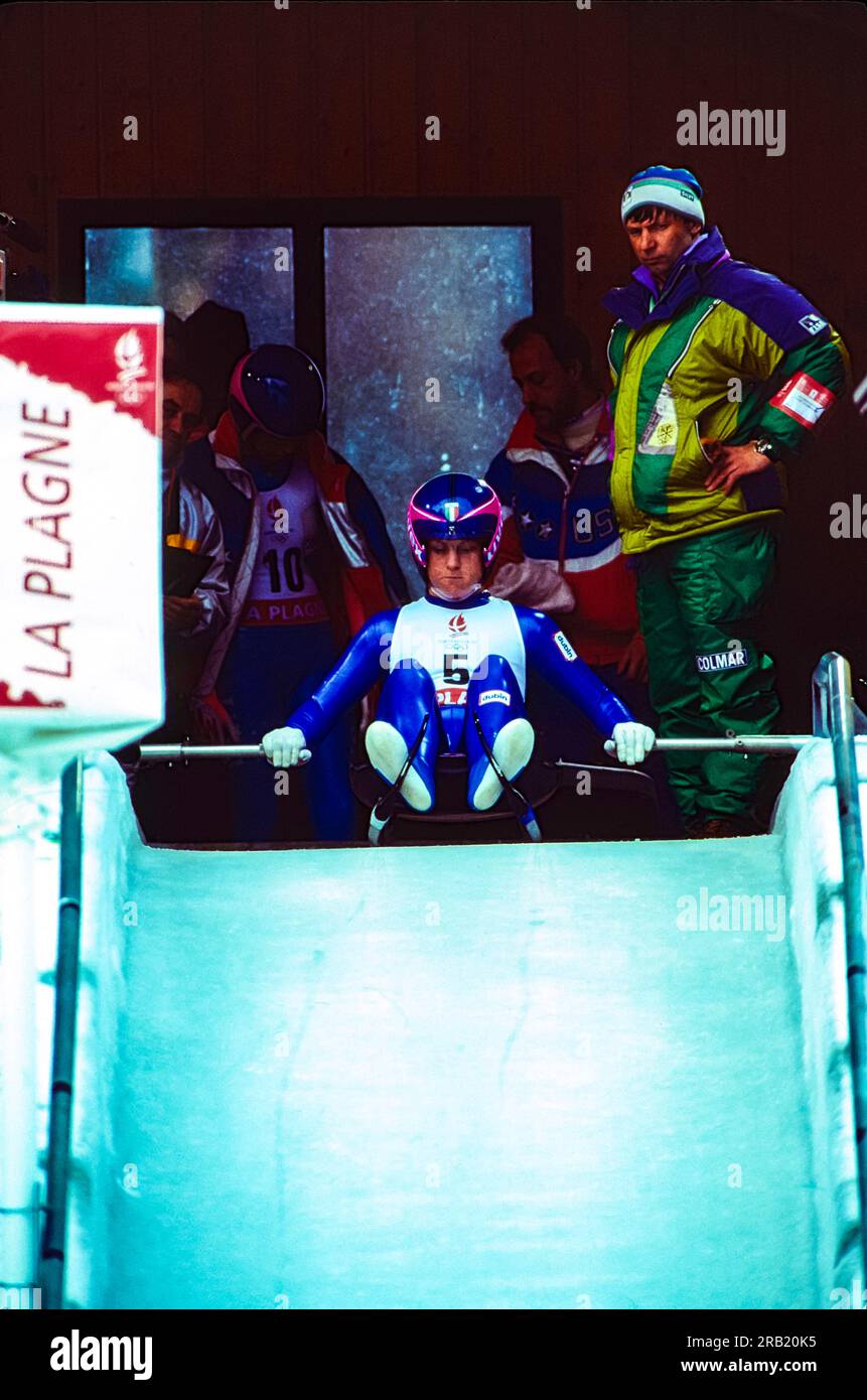 Luge start hi-res stock photography and images - Alamy