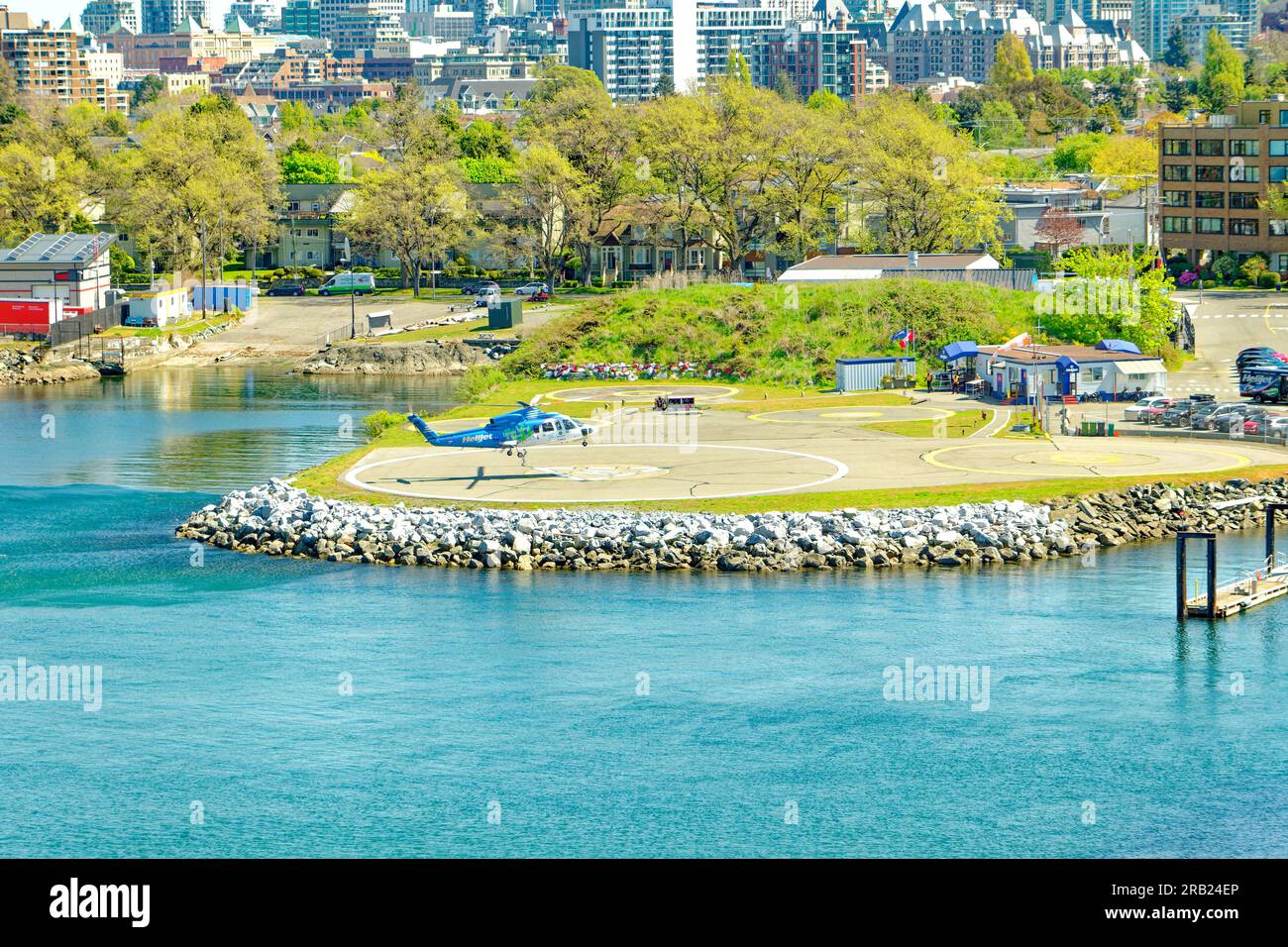 VICTORIA, BRITISH COLUMBIA - May 2, 2023: Victoria is the capital city ...