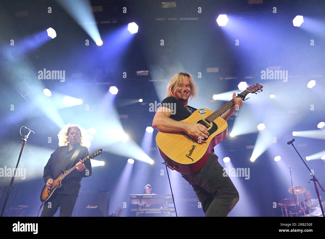 Munich, Deutschland. 06th July, 2023. Muenchener Freiheit on stage ...