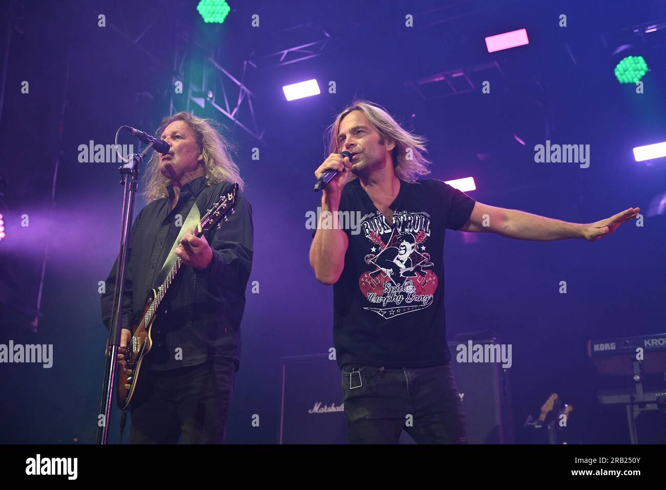 Munich, Deutschland. 06th July, 2023. Muenchener Freiheit on stage ...