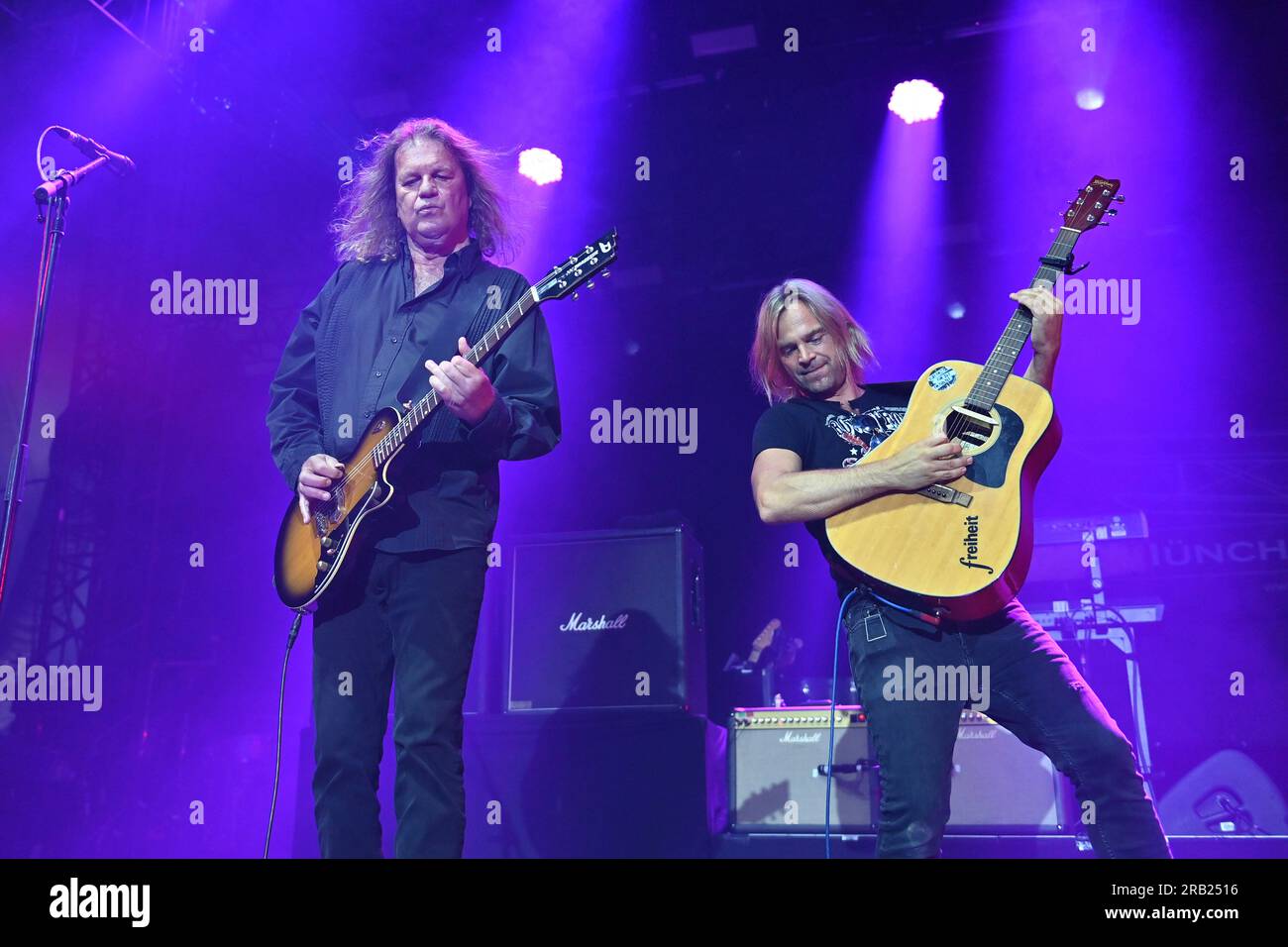 Munich, Deutschland. 06th July, 2023. Muenchener Freiheit on stage ...