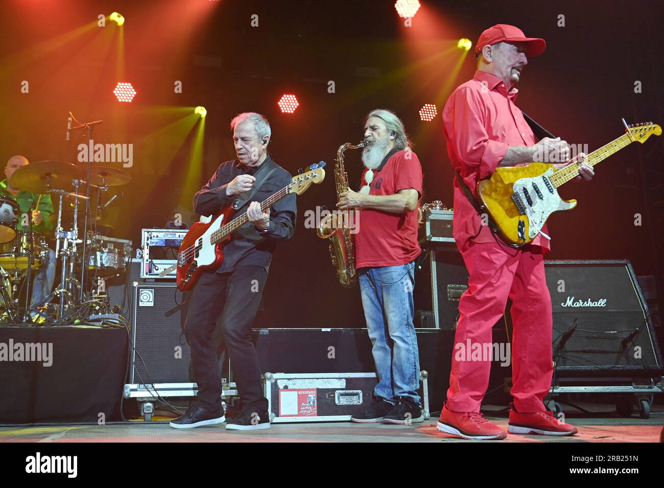 Munich, Deutschland. 06th July, 2023. Spider Murphy Gang on stage, from ...