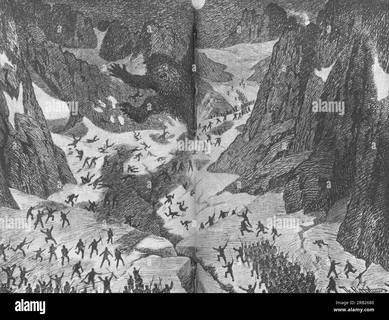 Big troll in Breifonnen - Stortrollet i breifonnen 1892 by Theodor ...