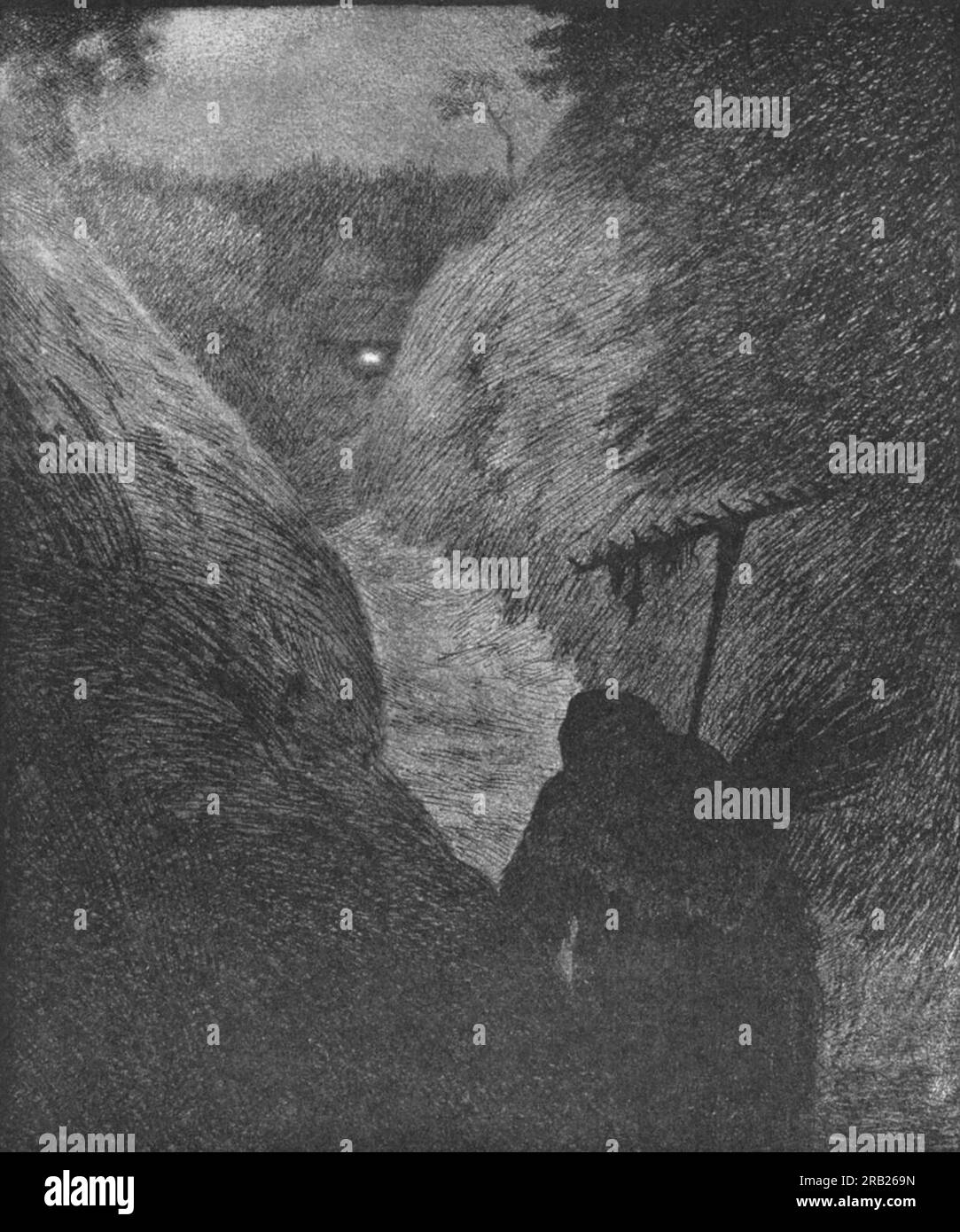 Pesta Kommer 1900 by Theodor Severin Kittelsen Stock Photo - Alamy