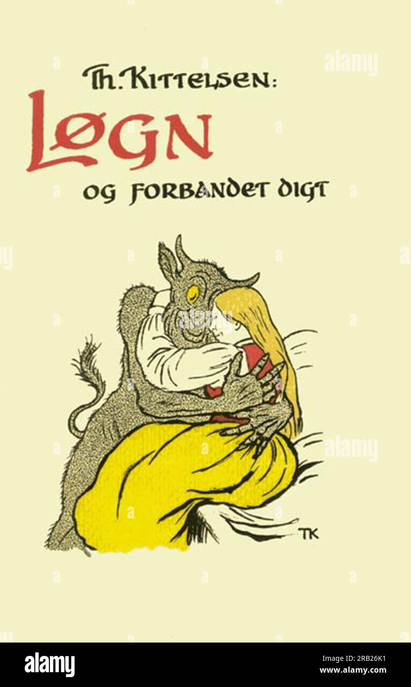 Logn Og Forbandet Digt by Theodor Severin Kittelsen Stock Photo - Alamy