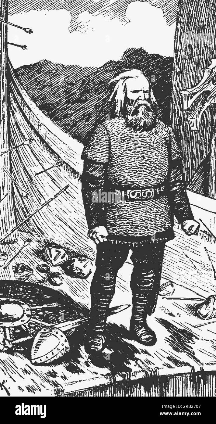 Erling Skjalgsson by Theodor Severin Kittelsen Stock Photo - Alamy