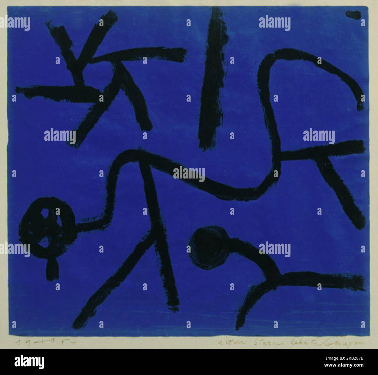 Dieser Stern lehrt beugen 1940 by Paul Klee Stock Photo - Alamy