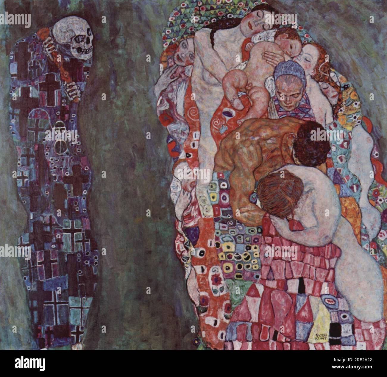 Death life klimt hi-res stock photography and images - Alamy