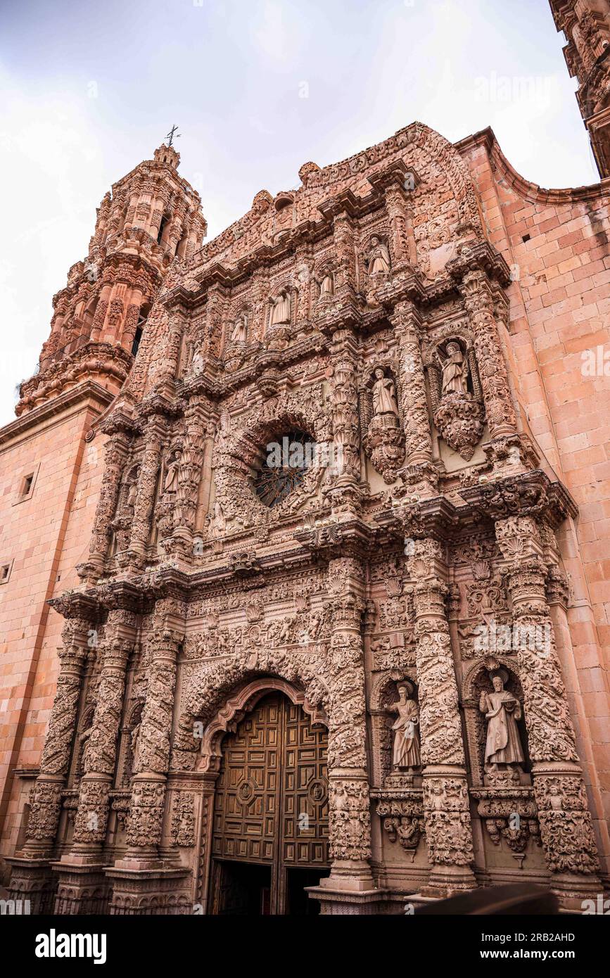 Zacatecas Mexico. Colonial zone of the capital city of the state of ...