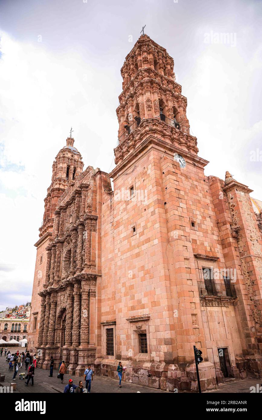Zacatecas Mexico. Colonial zone of the capital city of the state of ...