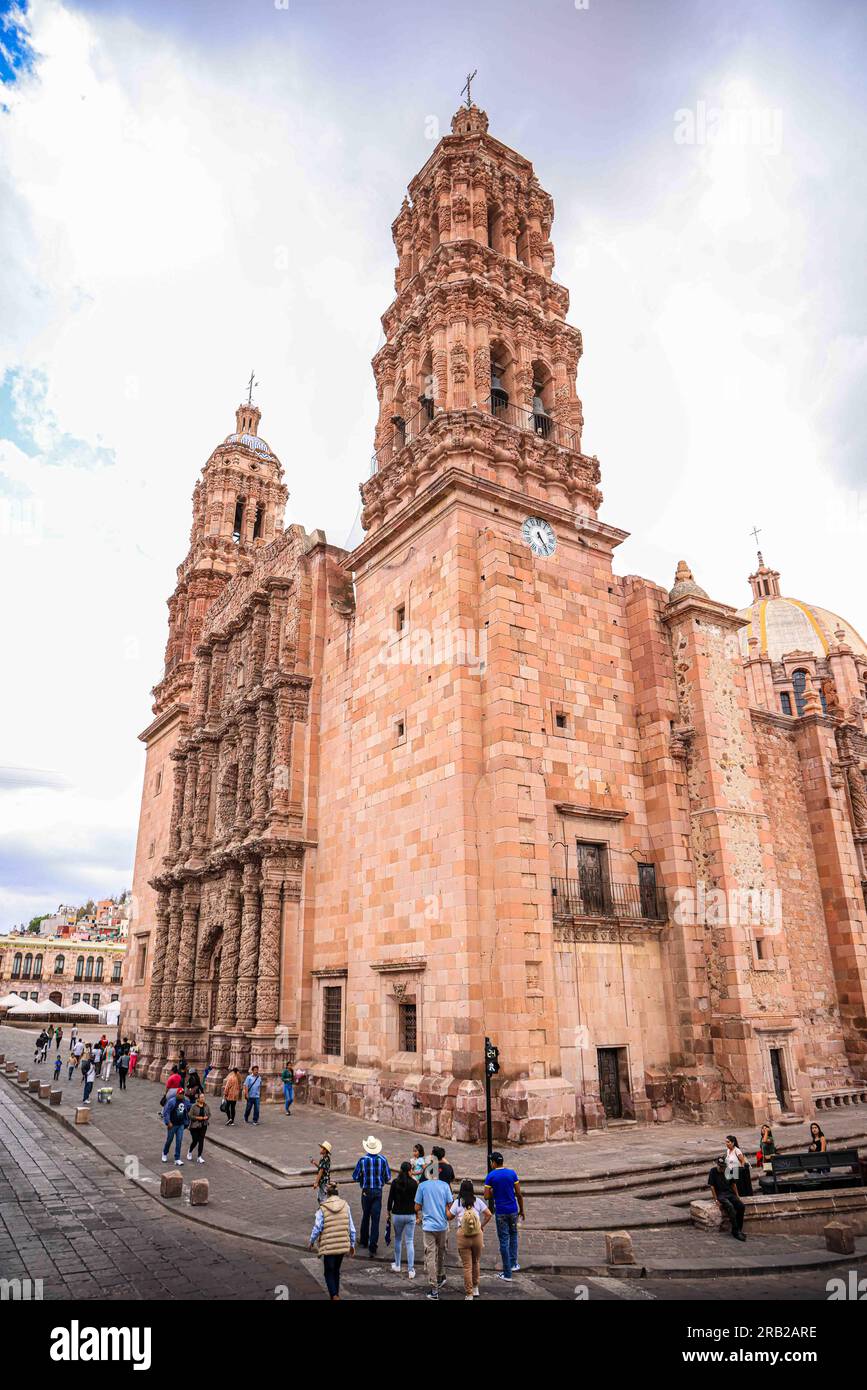 Zacatecas Mexico. Colonial zone of the capital city of the state of ...