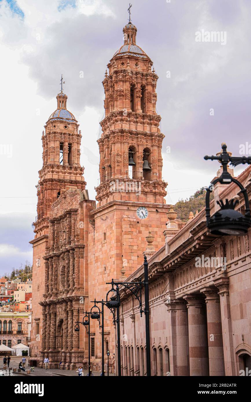 Zacatecas Mexico. Colonial zone of the capital city of the state of ...