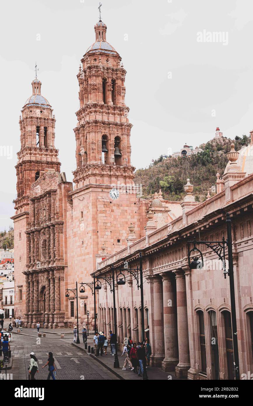 Zacatecas Mexico. Colonial zone of the capital city of the state of ...