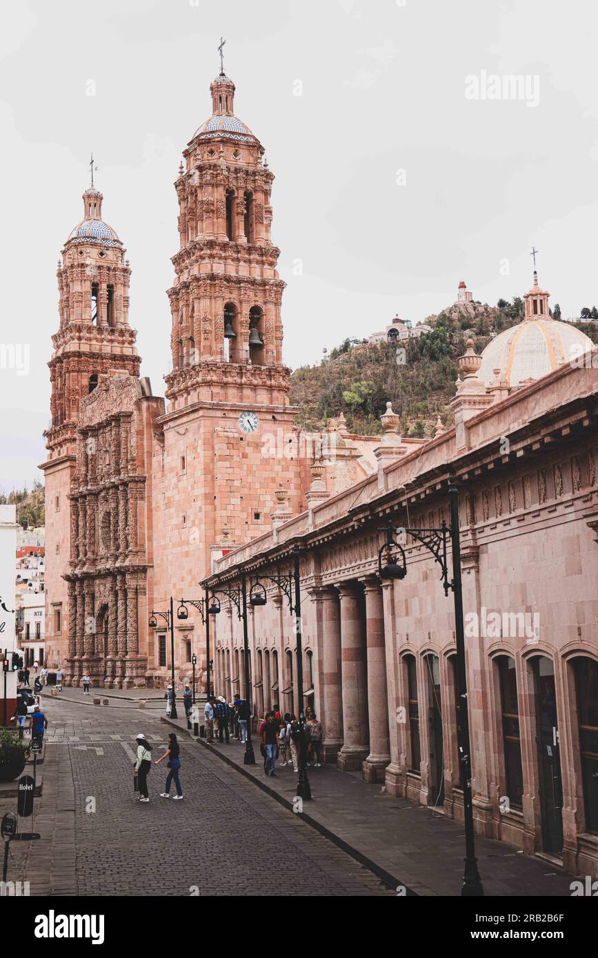 Zacatecas Mexico. Colonial zone of the capital city of the state of ...