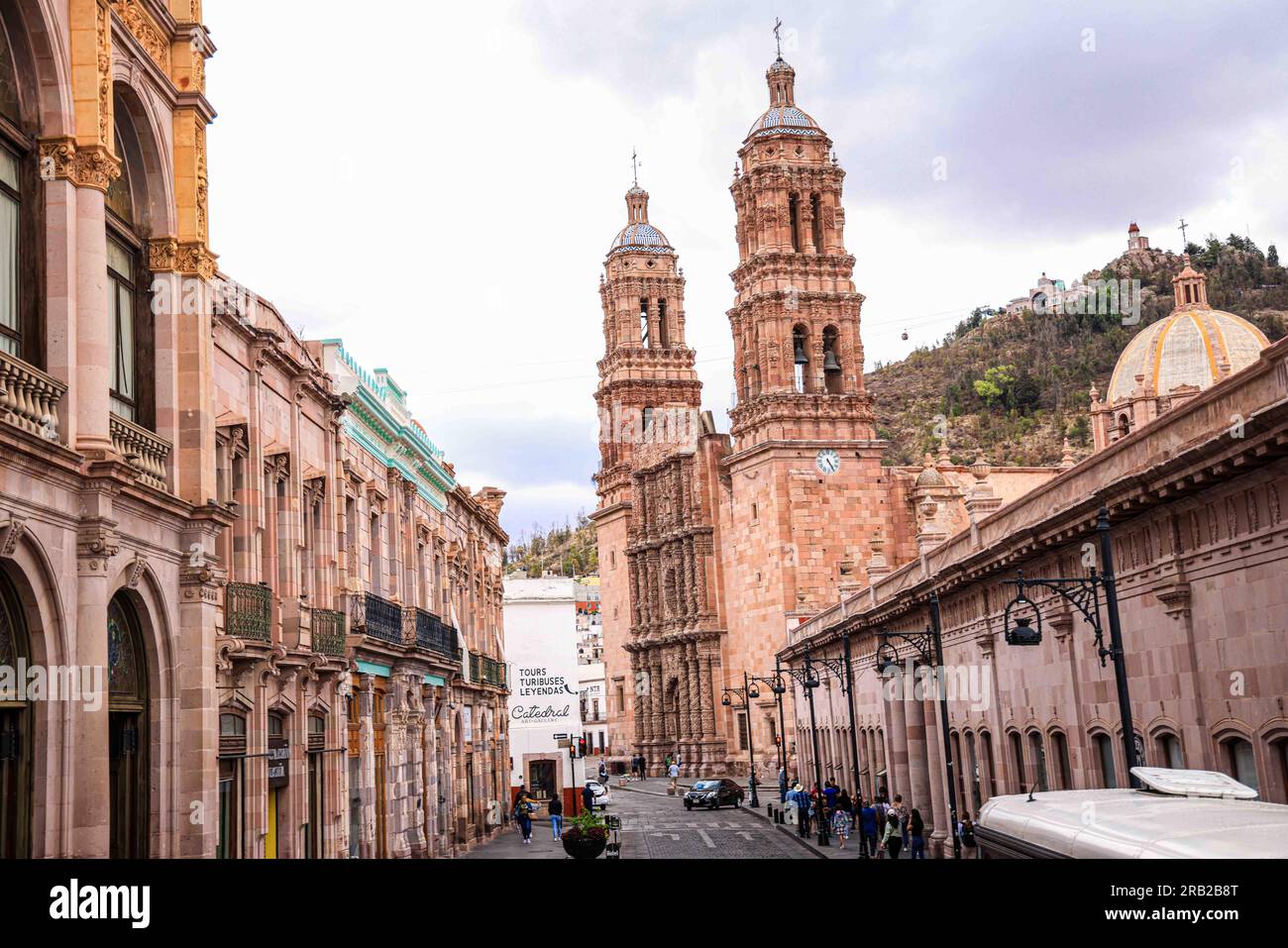 Zacatecas Mexico. Colonial zone of the capital city of the state of ...