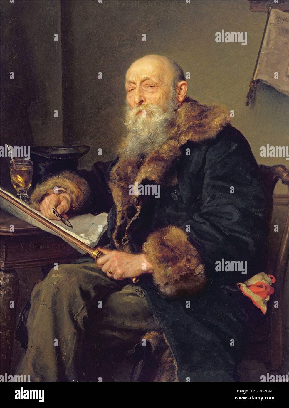 The age 1887 by Ludwig Knaus Stock Photo - Alamy