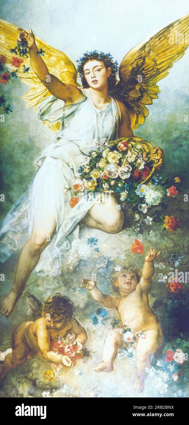 Peace (Eirene) by Ludwig Knaus Stock Photo - Alamy