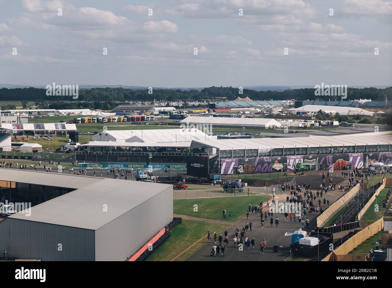 Silverstone, England 7th July 2023 General view At the Great British ...