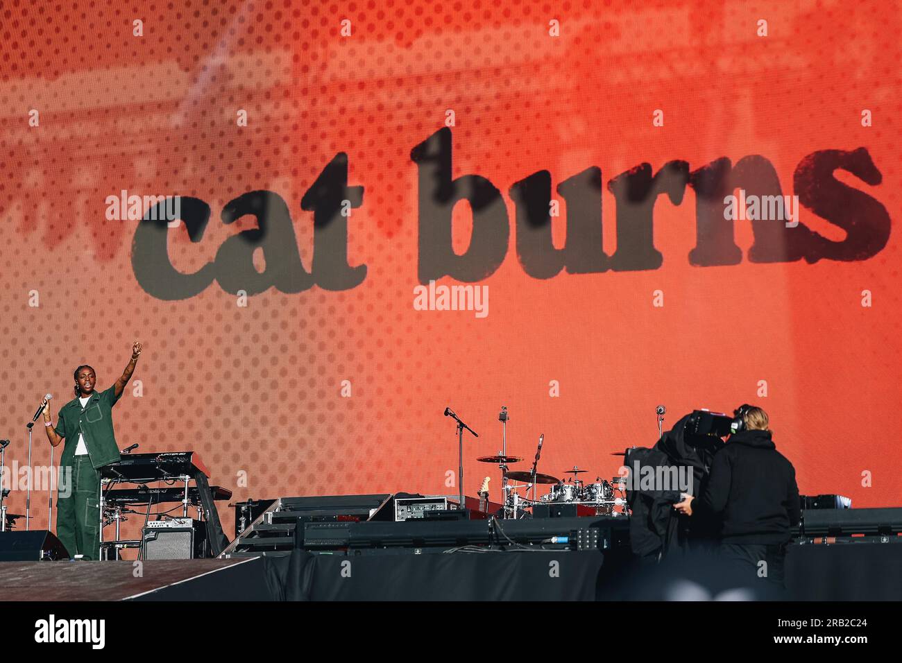 Silverstone, England 7th July 2023 Cat Burns in concert At the Great ...