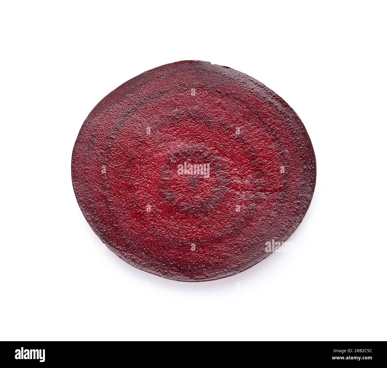 Beetroot slice top view Cut Out Stock Images & Pictures - Alamy