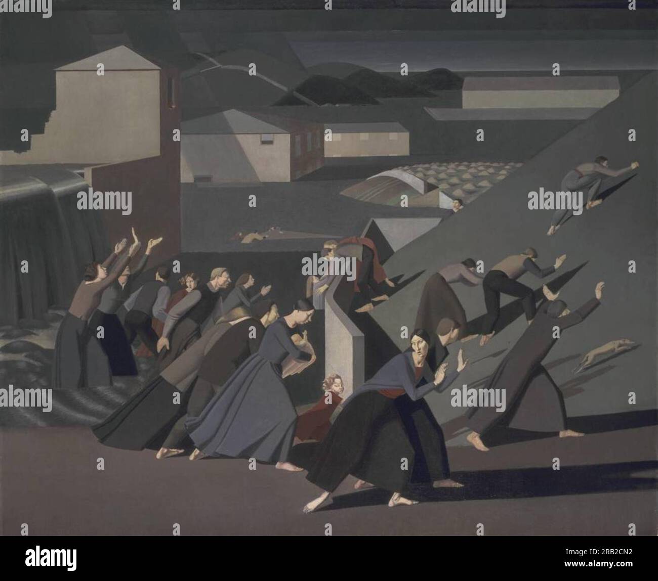 The Deluge 1920 by Winifred Knights Stock Photo - Alamy