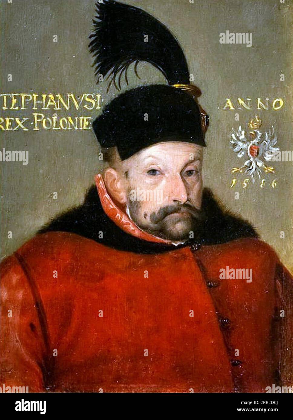 Portrait of Stephen Báthory 1586 by Martin Kober Stock Photo - Alamy