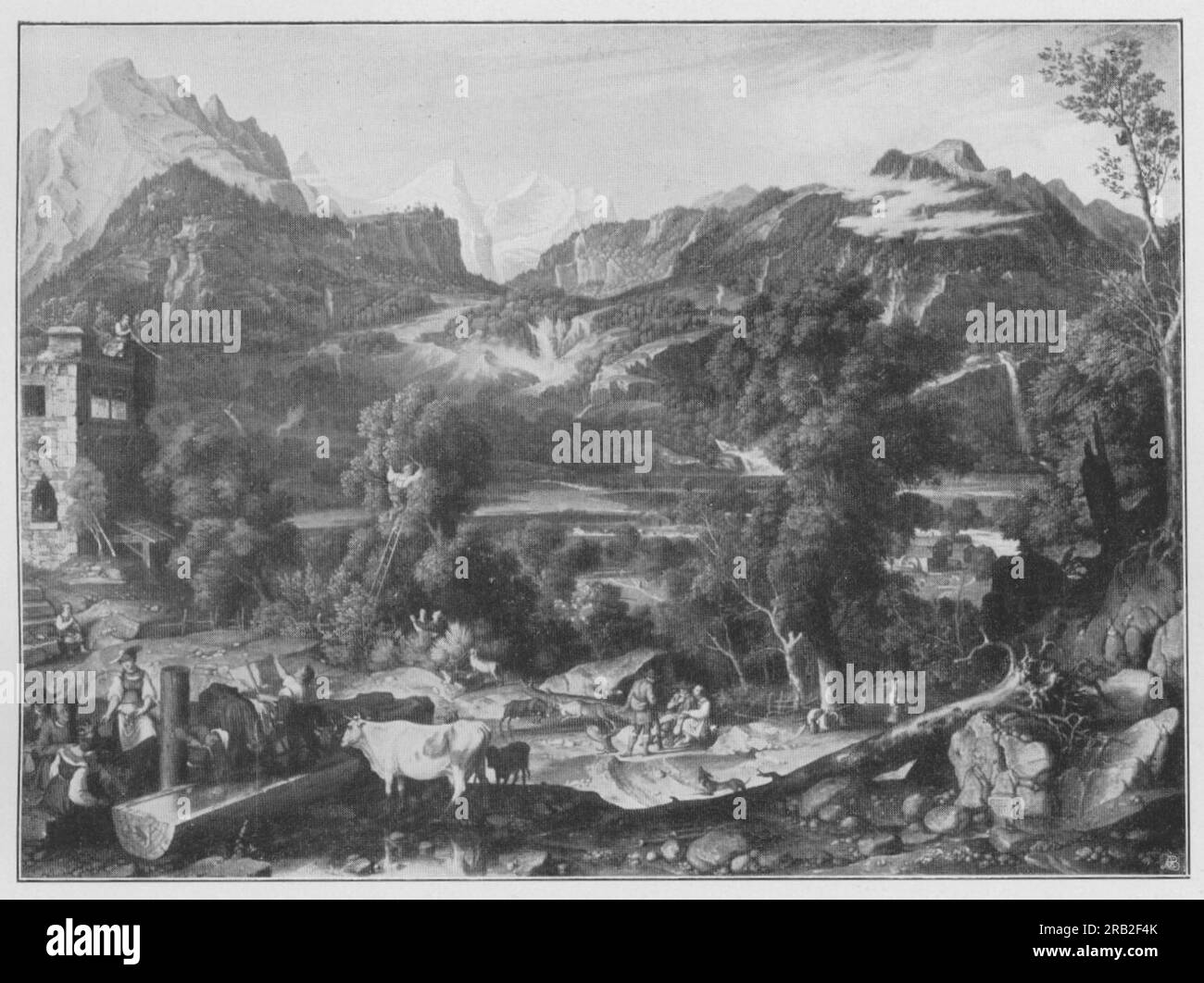 Berner oberland landscape Black and White Stock Photos & Images - Alamy
