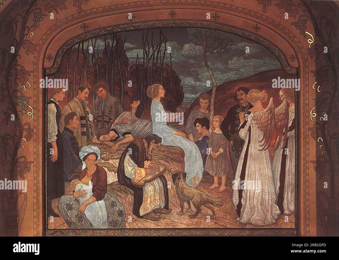 Székely Folk Tales 1912 by Aladar Korosfoi-Kriesch Stock Photo - Alamy