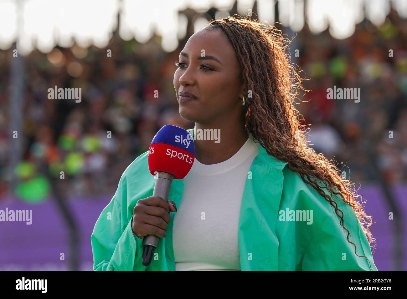 Silverstone, United Kingdom on 6 July 2023 Naomi Schiff during the ...