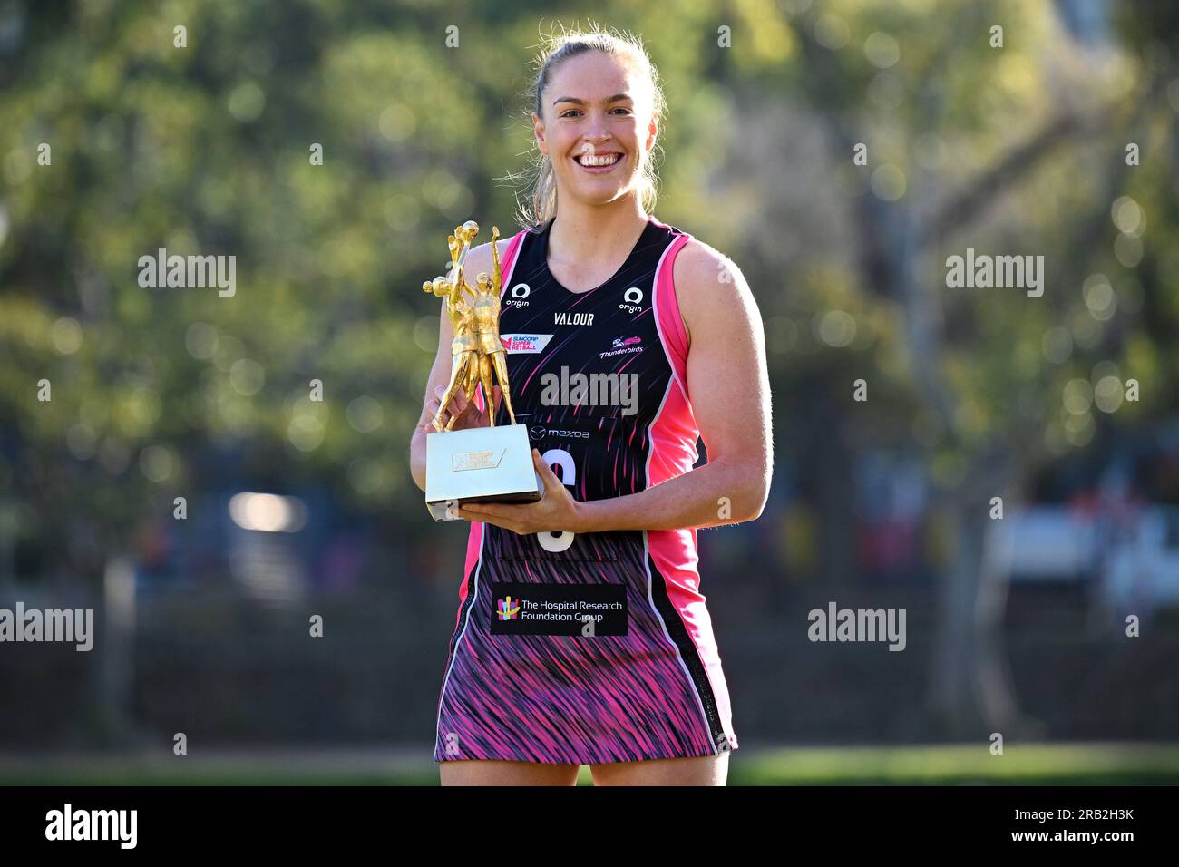 Melbourne, Australia. 07th July, 2023. Adelaide Thunderbirds captain ...