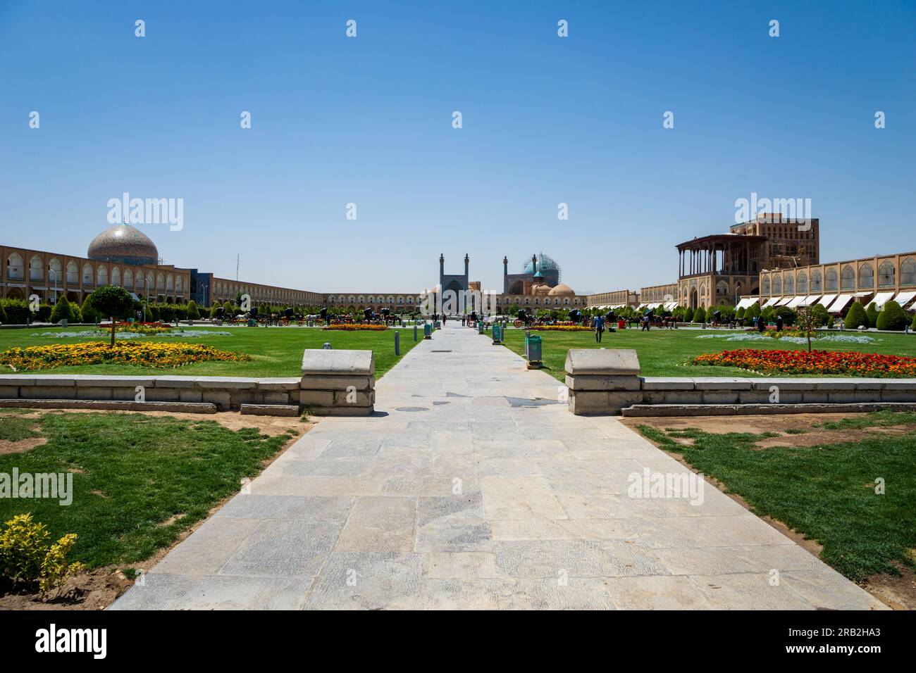 Isfahan Naqsh-e Jahan Square, a landmark square in Isfahan, Iran ...
