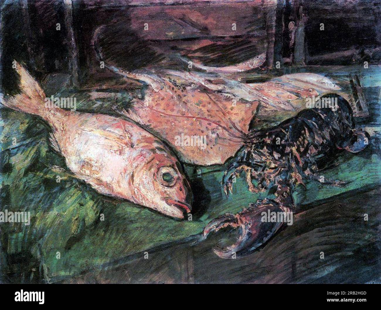 Still Life with Lobster 1930 by Konstantin Korovin Stock Photo - Alamy