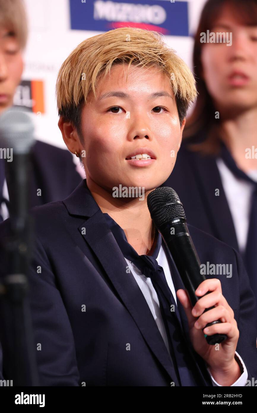 Tokyo, Japan. 6th July, 2023. Shiori Miyake (JPN) Football/Soccer ...