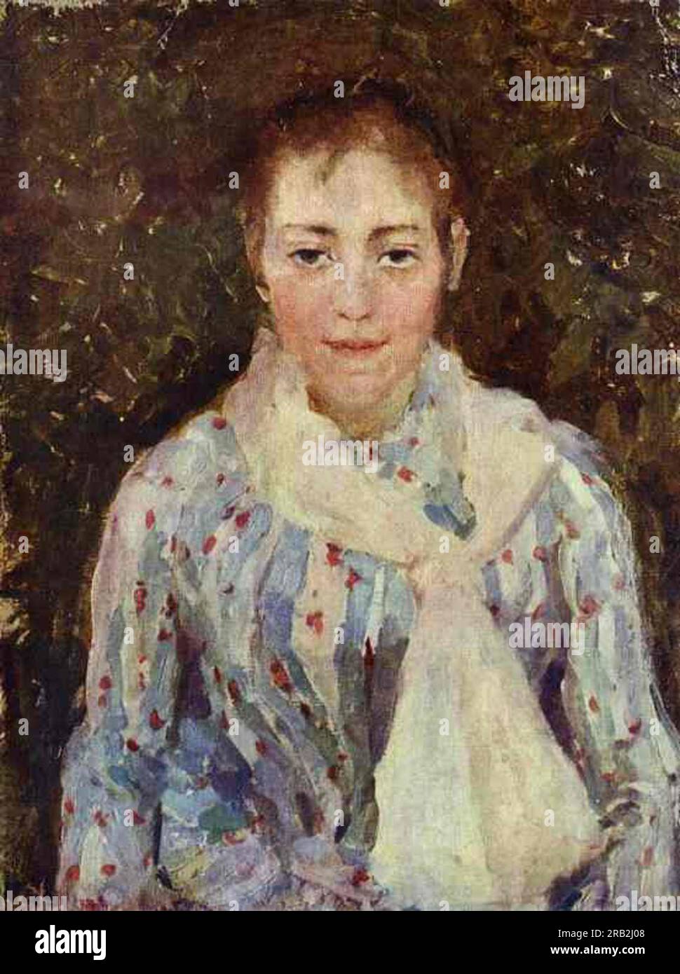 Portrait of the Artist V. V. Wulf by Konstantin Korovin Stock Photo - Alamy
