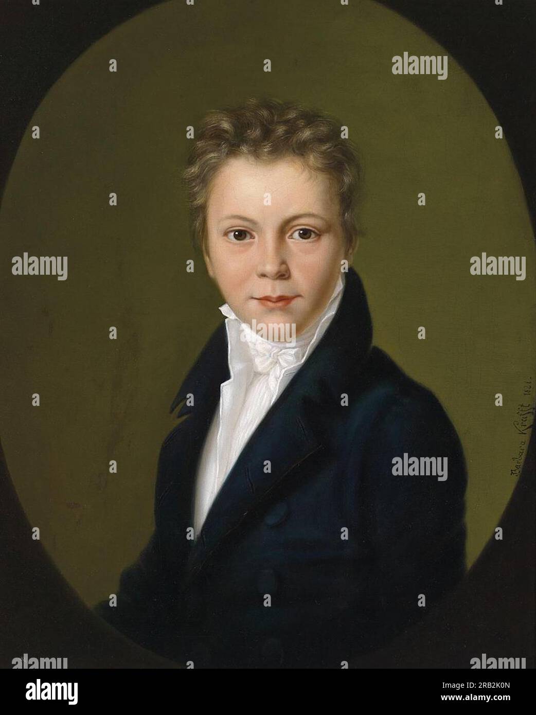 Barbara Krafft Portrait Franz Rieder 1821 by Barbara Krafft Stock Photo ...