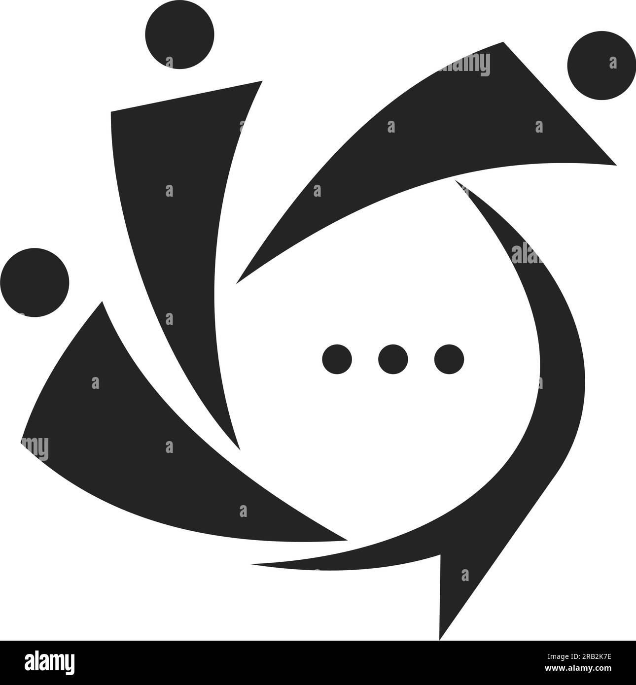 community logo template. Icon Illustration Brand Identity. Isolated and ...