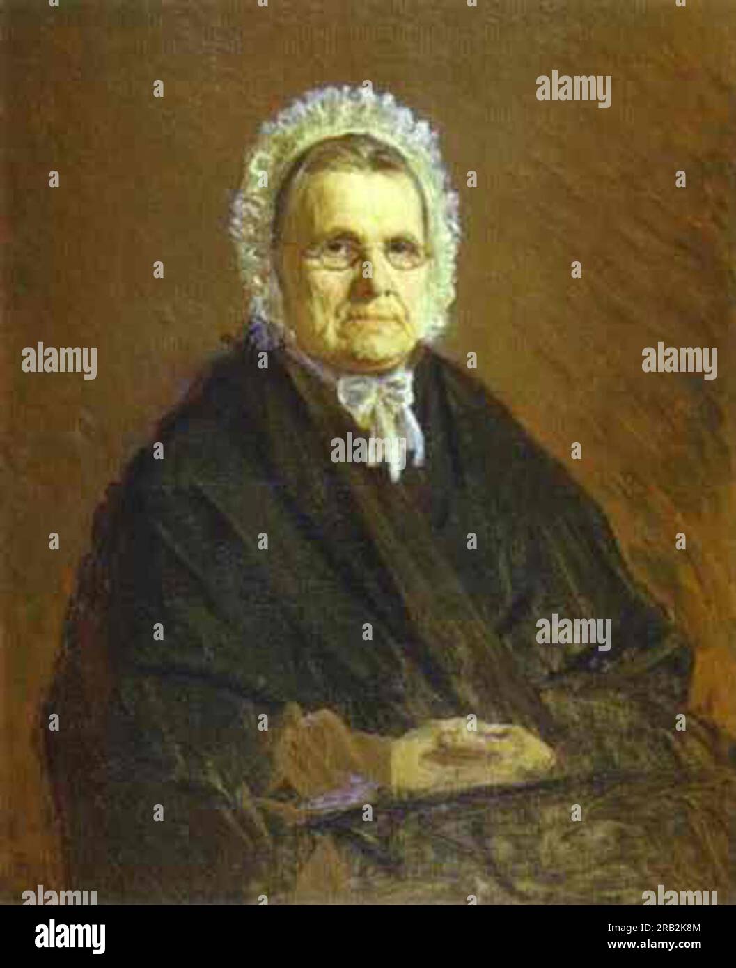 Portrait of Theodora Saltykova, the Painter`s Mother in Law 1875 by ...