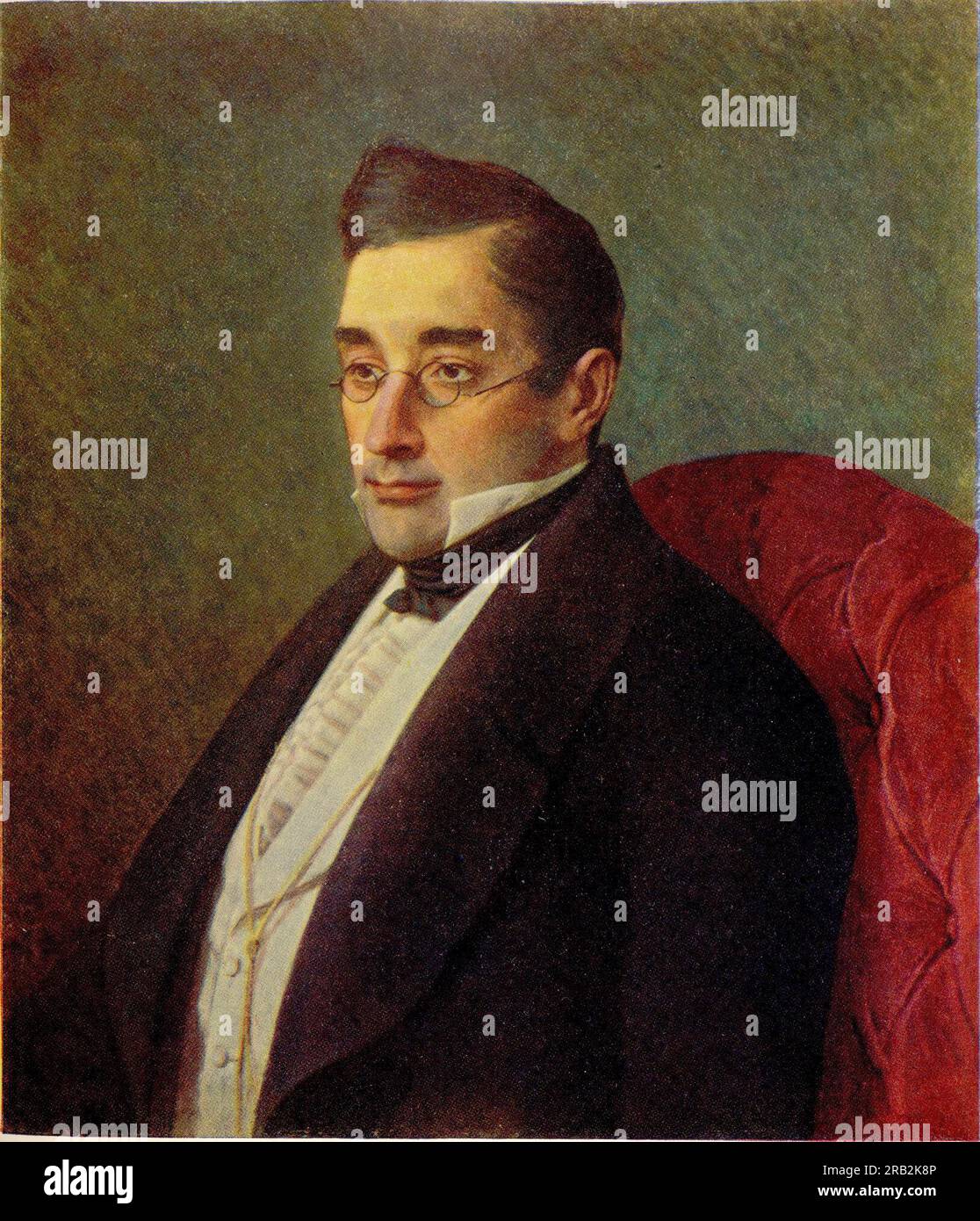 Portrait of Alexandr Griboyedov by Ivan Kramskoy Stock Photo - Alamy