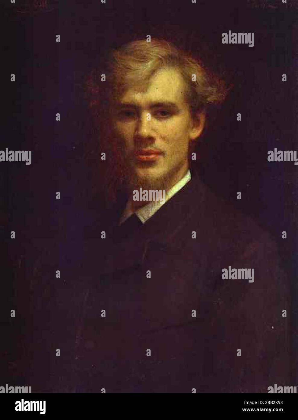 Portrait of the Doctor Sergey Botkin 1882 by Ivan Kramskoy Stock Photo ...