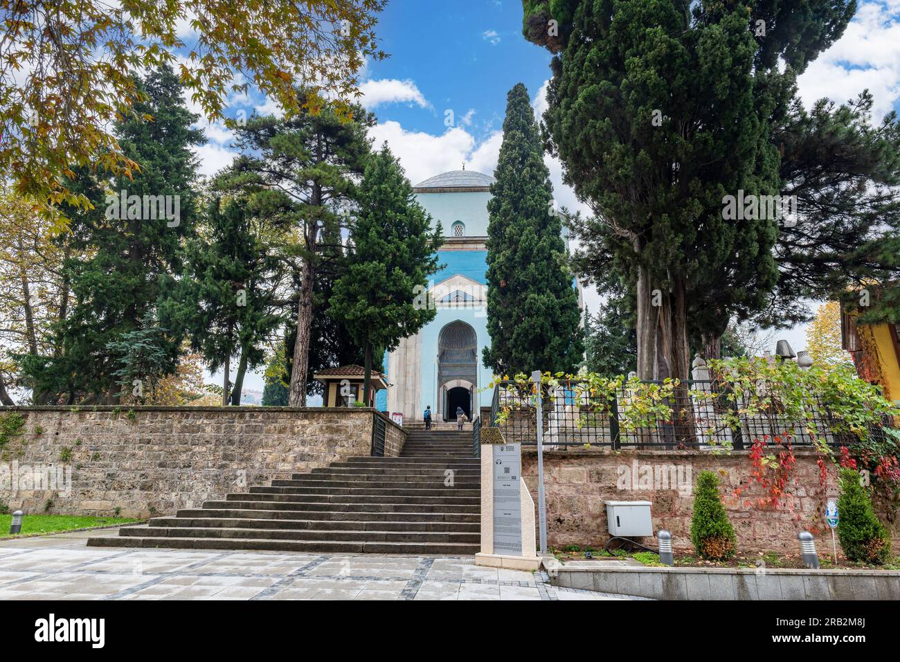 The Green Tomb, a mausoleum of the fifth Ottoman Sultan, Mehmed I, in ...