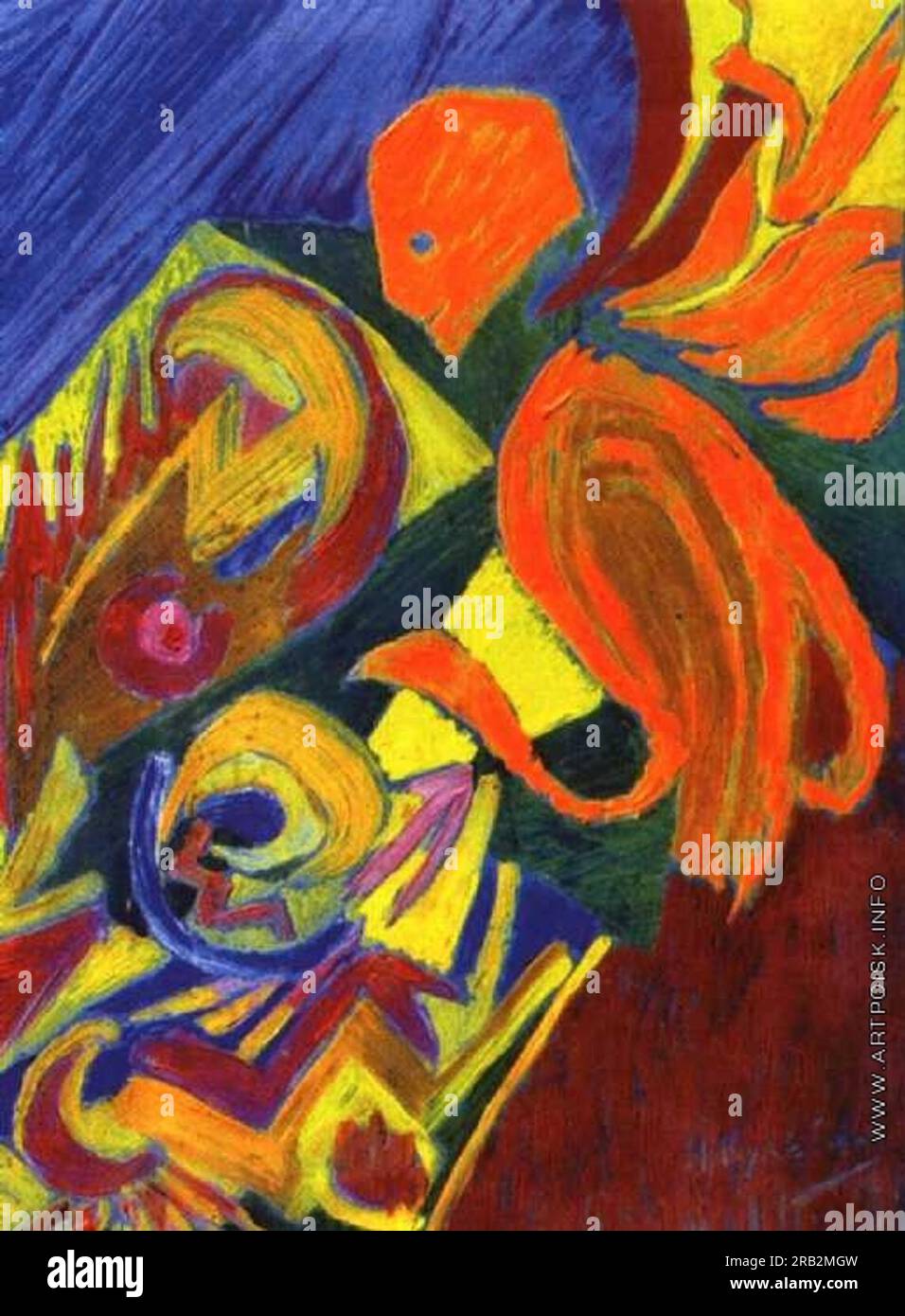 The Artists by Nikolai Kulbin Stock Photo - Alamy