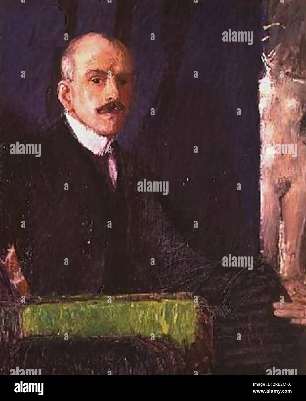 Self-portrait by Max Kurzweil Stock Photo - Alamy