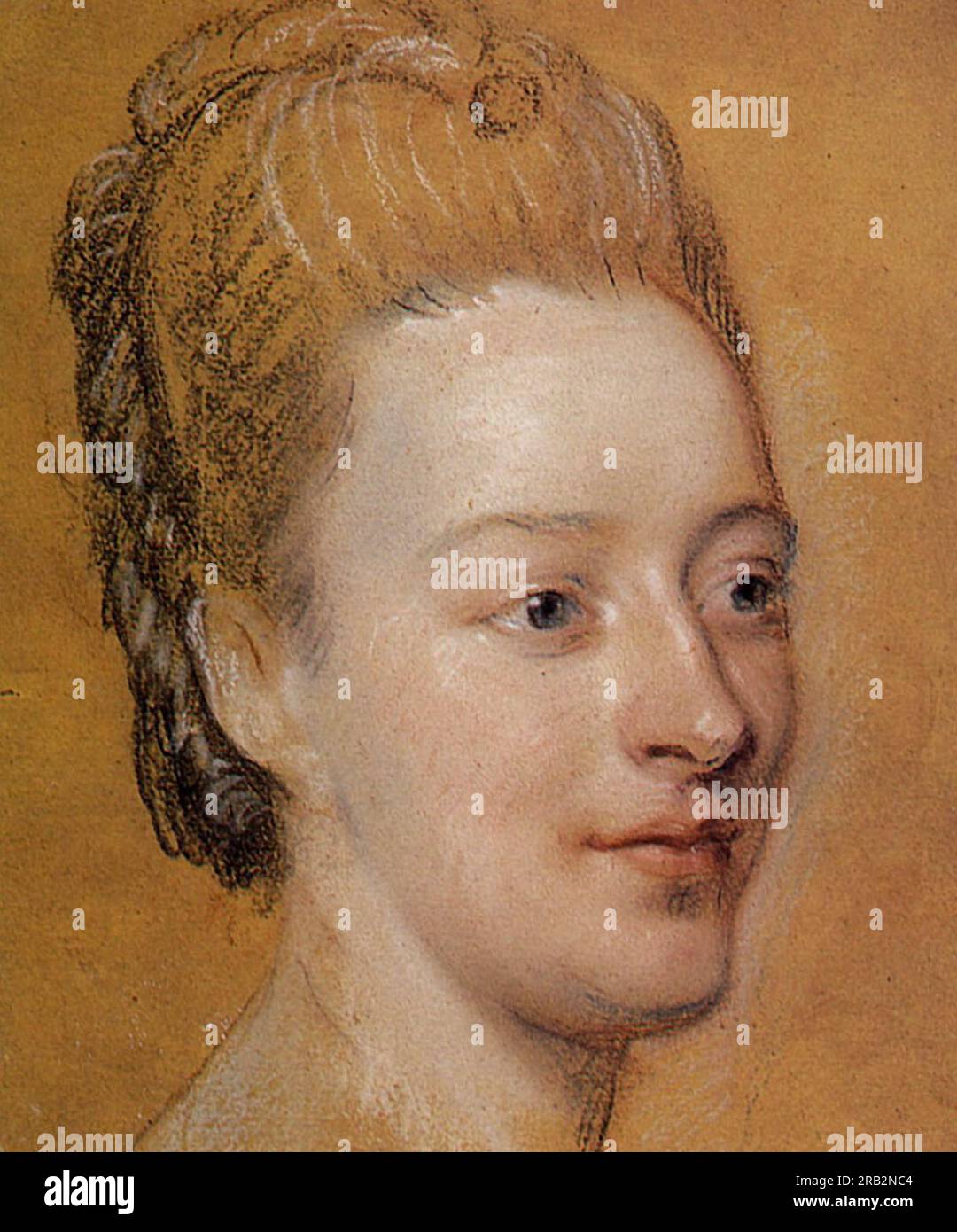 Portrait of Isabelle de Charriere 1766; France by Maurice Quentin de La ...