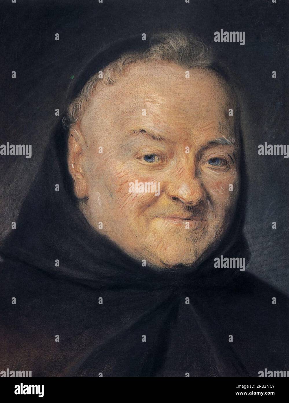 Father Emmanuel by Maurice Quentin de La Tour Stock Photo - Alamy