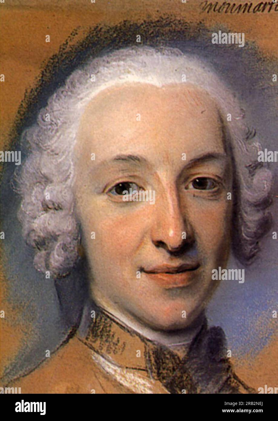 Preparation of the portrait of Joseph Amedee Victor Paris, son of John ...