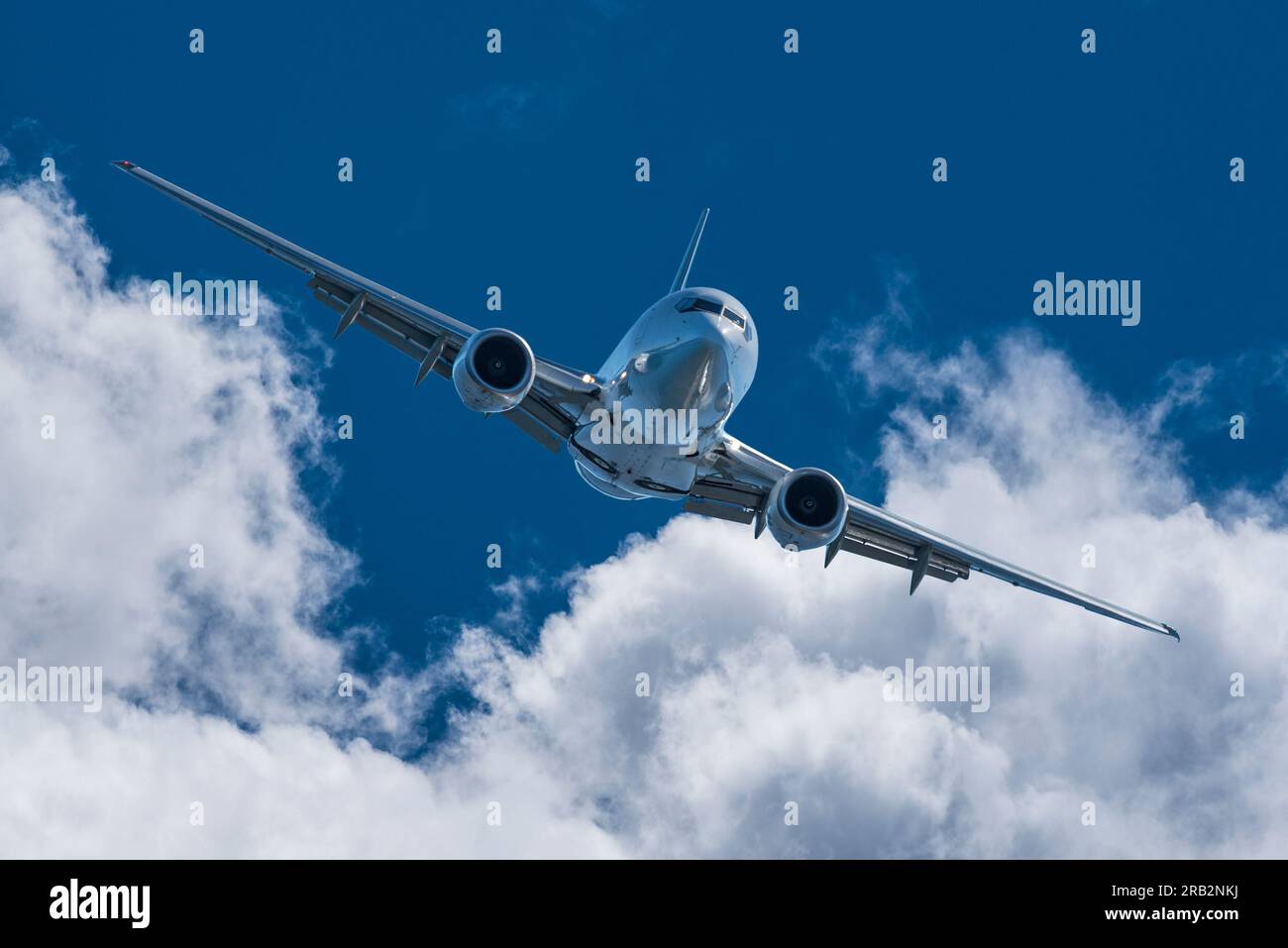 Cumulus clouds aircraft engine hi-res stock photography and images - Alamy