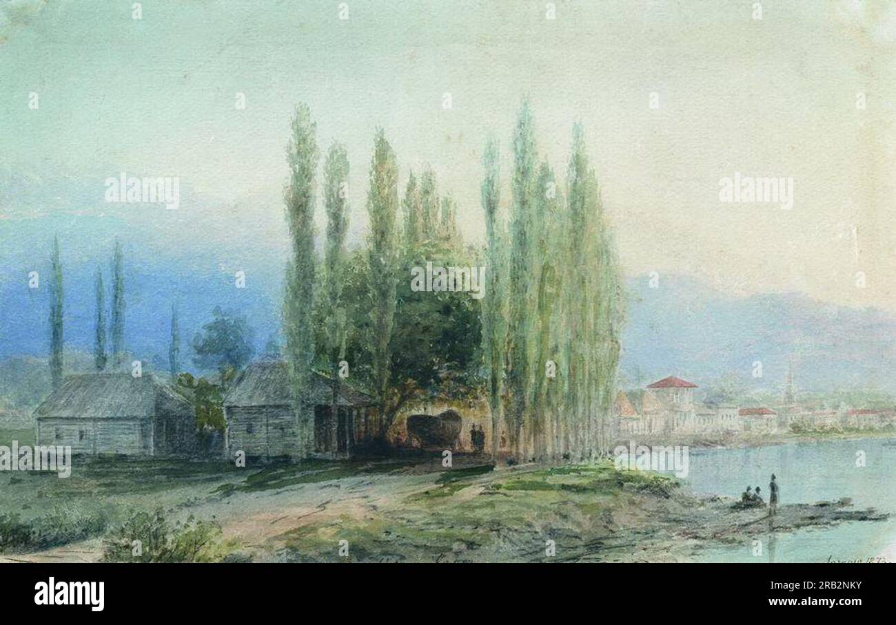 Sukhum-Kale 1873 by Lev Lagorio Stock Photo - Alamy